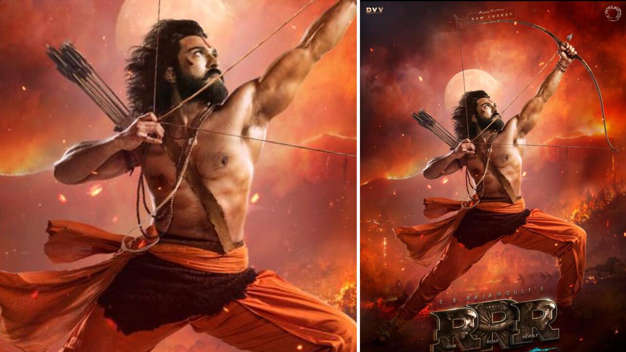 RRR: Ram Charan looks fierce as Alluri Sita Ramaraju in powerful first ...
