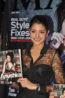 Anushka Sharma unveiling the 'MAXIM' magazine covers page of the year ...