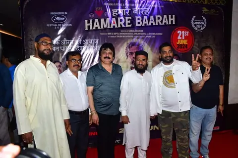 Celebrities grace the screening of Hamare Baarah Photo | 607822