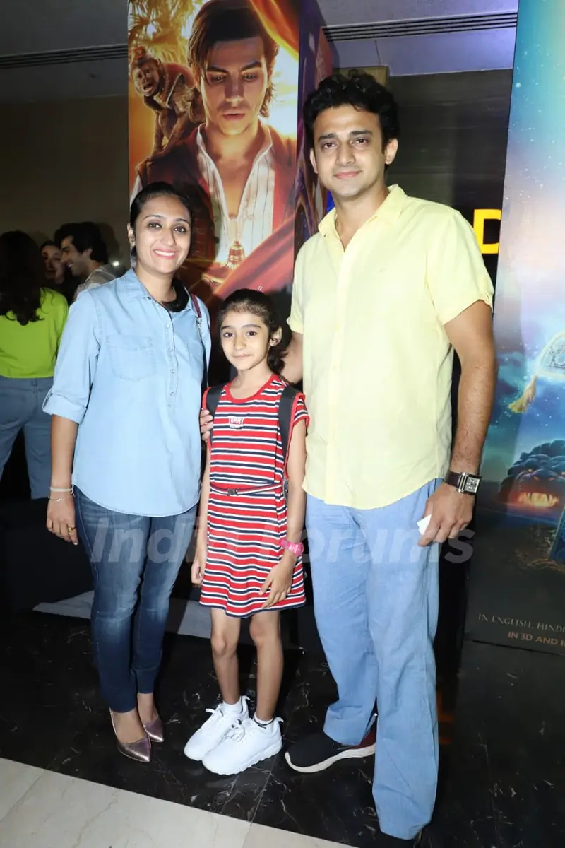 Romit Raj with his wife Tina Kakkar and daughter Reha Raj Prasher ...