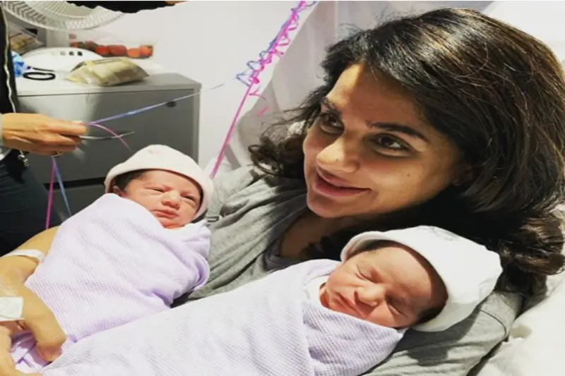 Jamai Raja actress Sara Afreen Khan gives birth to twins Aizah & Zidane