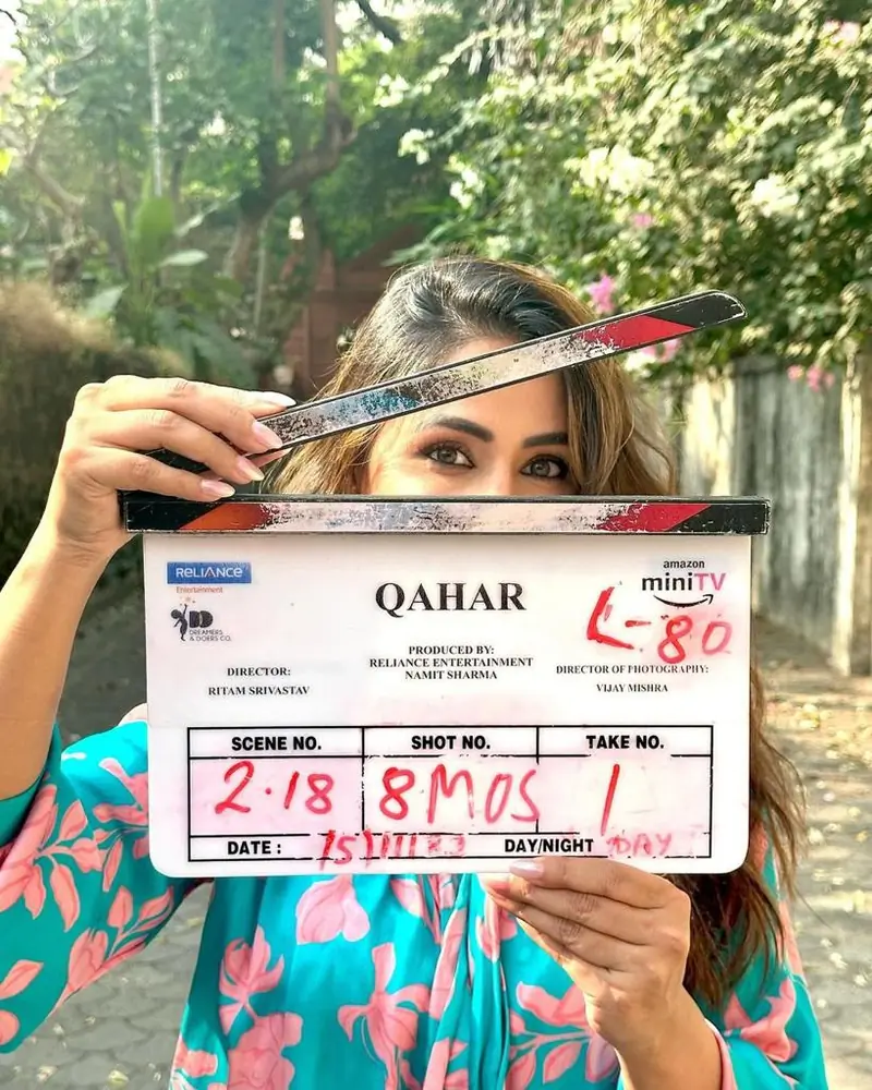 Hina Khan begins a new journey with the 'Qahar' project on Amazon ...