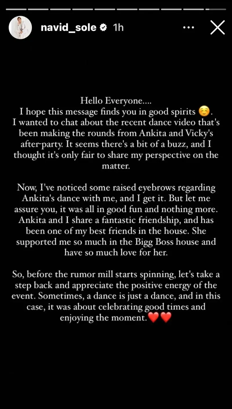 Bigg Boss 17 fame Navid Sole takes a stand for his friend Ankita Lokhande