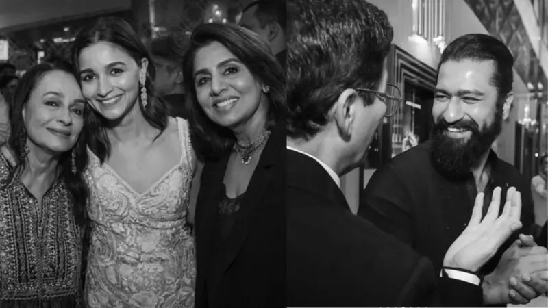 INSIDE 'Heeramandi's special premiere: Vicky Kaushal's infectious smile to Alia Bhatt posing ...