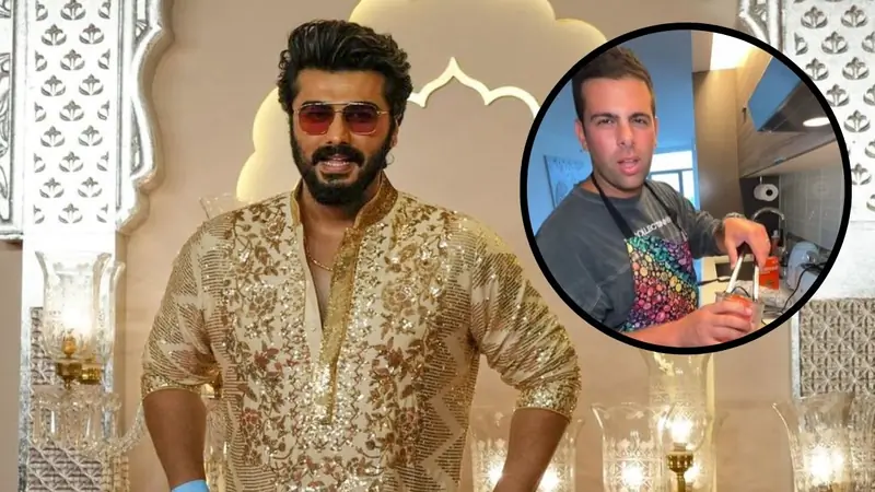 Arjun Kapoor clarifies about his 'eye roll' at US influencer's husband ...