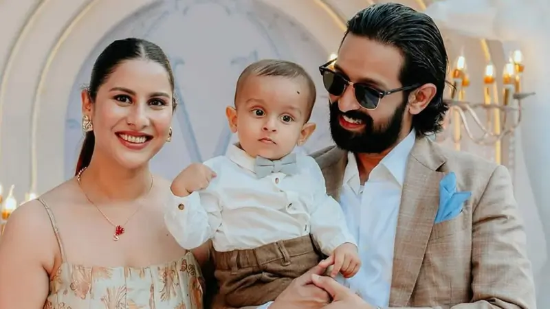 Vikrant Massey and Sheetal Thakur REVEAL the face of their baby Vardaan after his first birthday