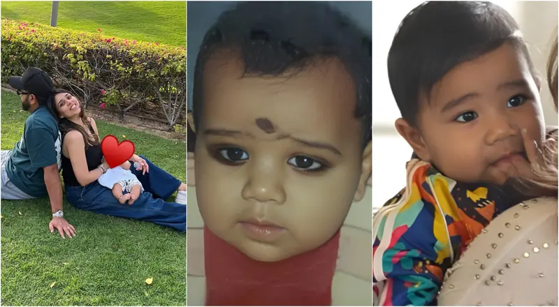 Rohit Sharma's baby boy Ahaan steals hearts at the airport; fans remember cricketer's childhood pic