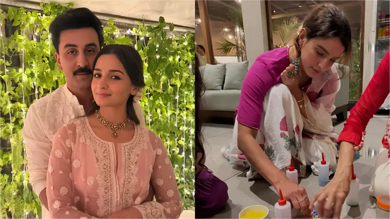 Alia Bhatt, Triptii Dimri, Shahid Kapoor share Diwali pics full of light, love and festive vibes