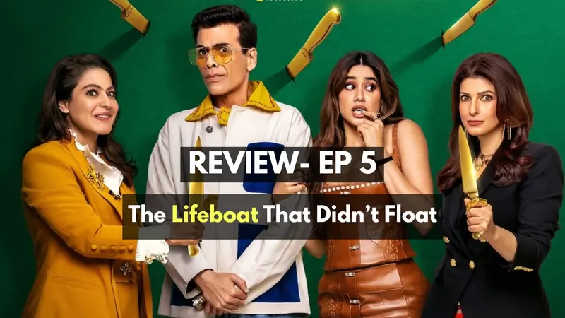 Two Much Ep 5 Review: Karan Johar & Janhvi tried being the lifeboat ...