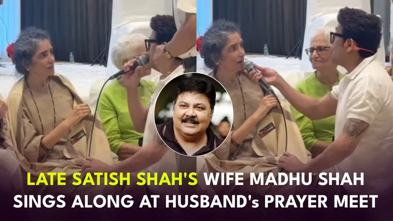 Satish Shah's wife Madhu, taken aback but joins Sonu Nigam in song at ...