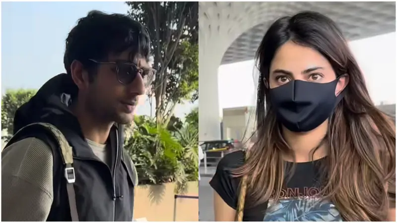 Palak Tiwari hides her face with a mask as she jets off for a vacay ...