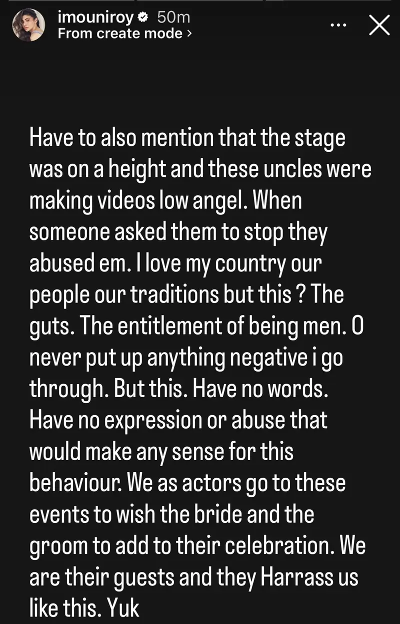 Mouni Roy reveals being HARASSED on stage by audience during a recent ...