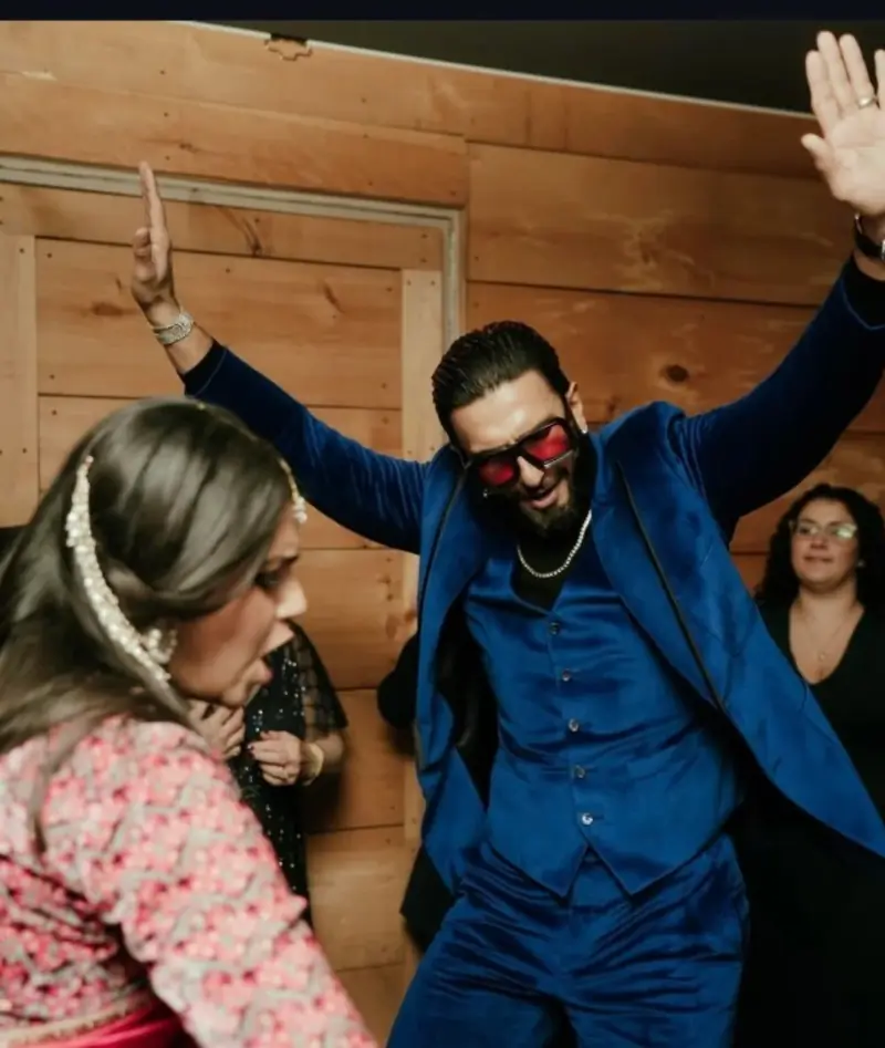 When Ranveer hits the dance floor and Deepika slays her saree game ...